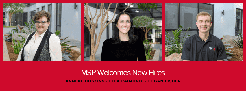 MSP Welcomes New Hires - MSP Design, Inc.